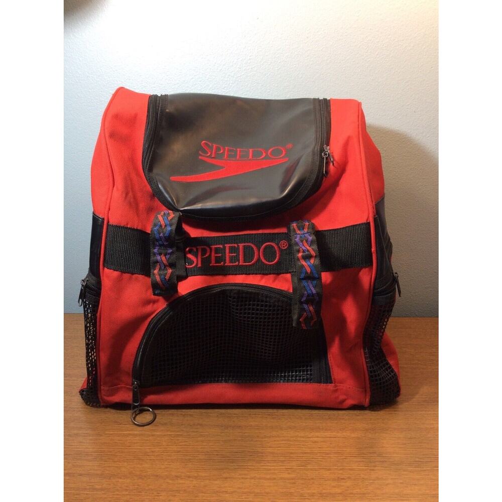 Speedo Swimming Backpack Vented Mesh Shoulder Bag Vin… - Gem